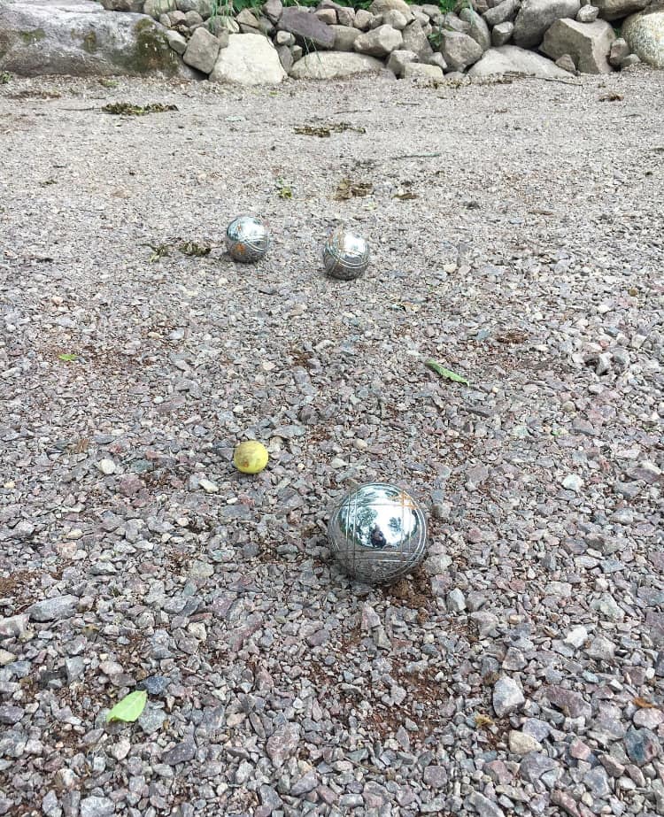Swedish outdoors is a way of living. Boule is a great outdoor sport